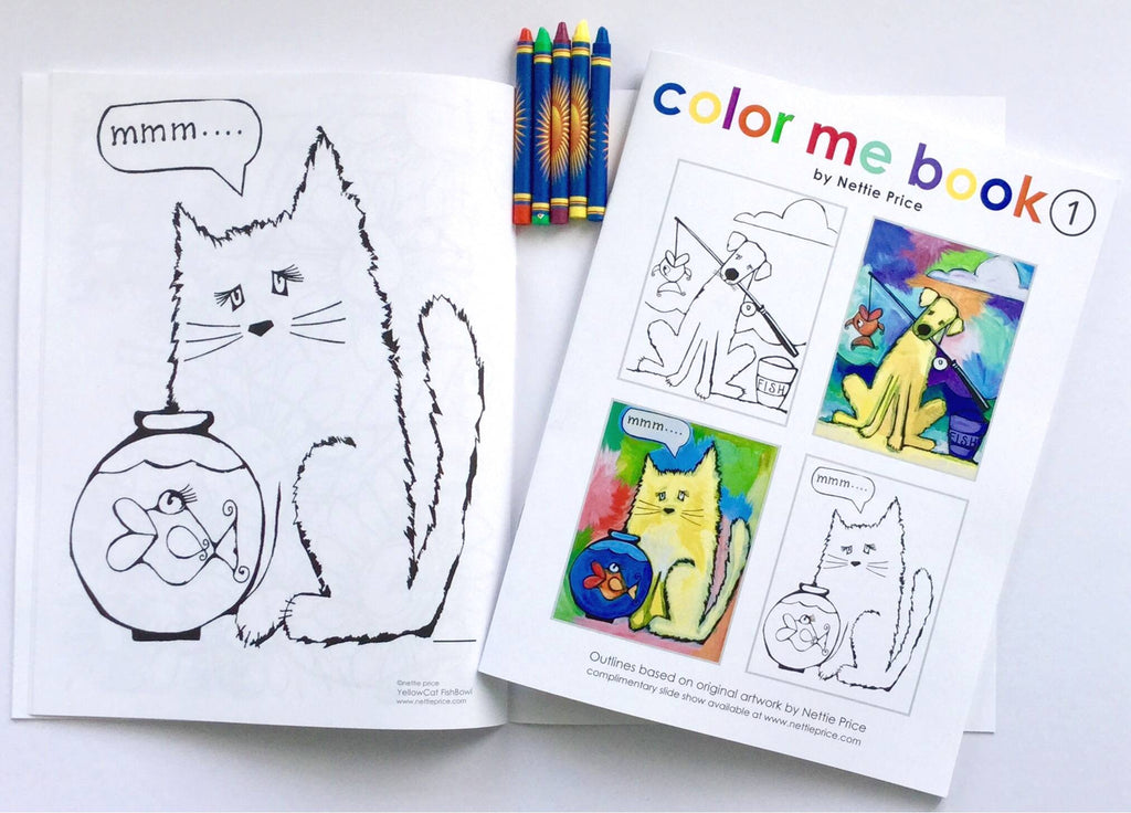 Color Me Book 1 Coloring Book Pack of 3 – Nettie Price Sparkling Art